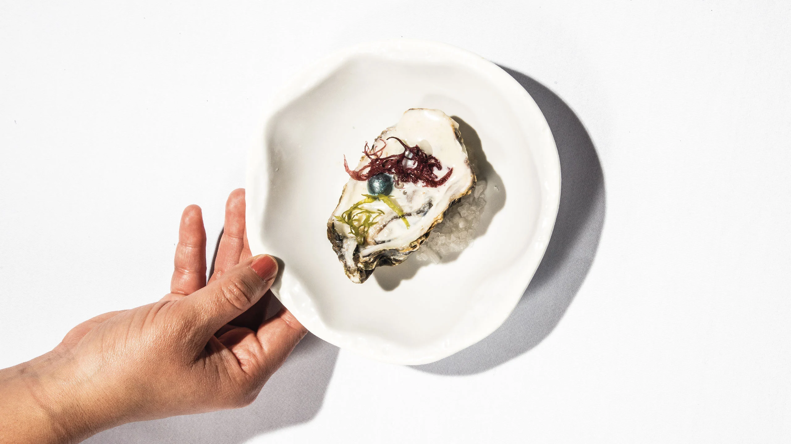 Receta de ostra con "perla", de Ekilore - Food & Wine en Español