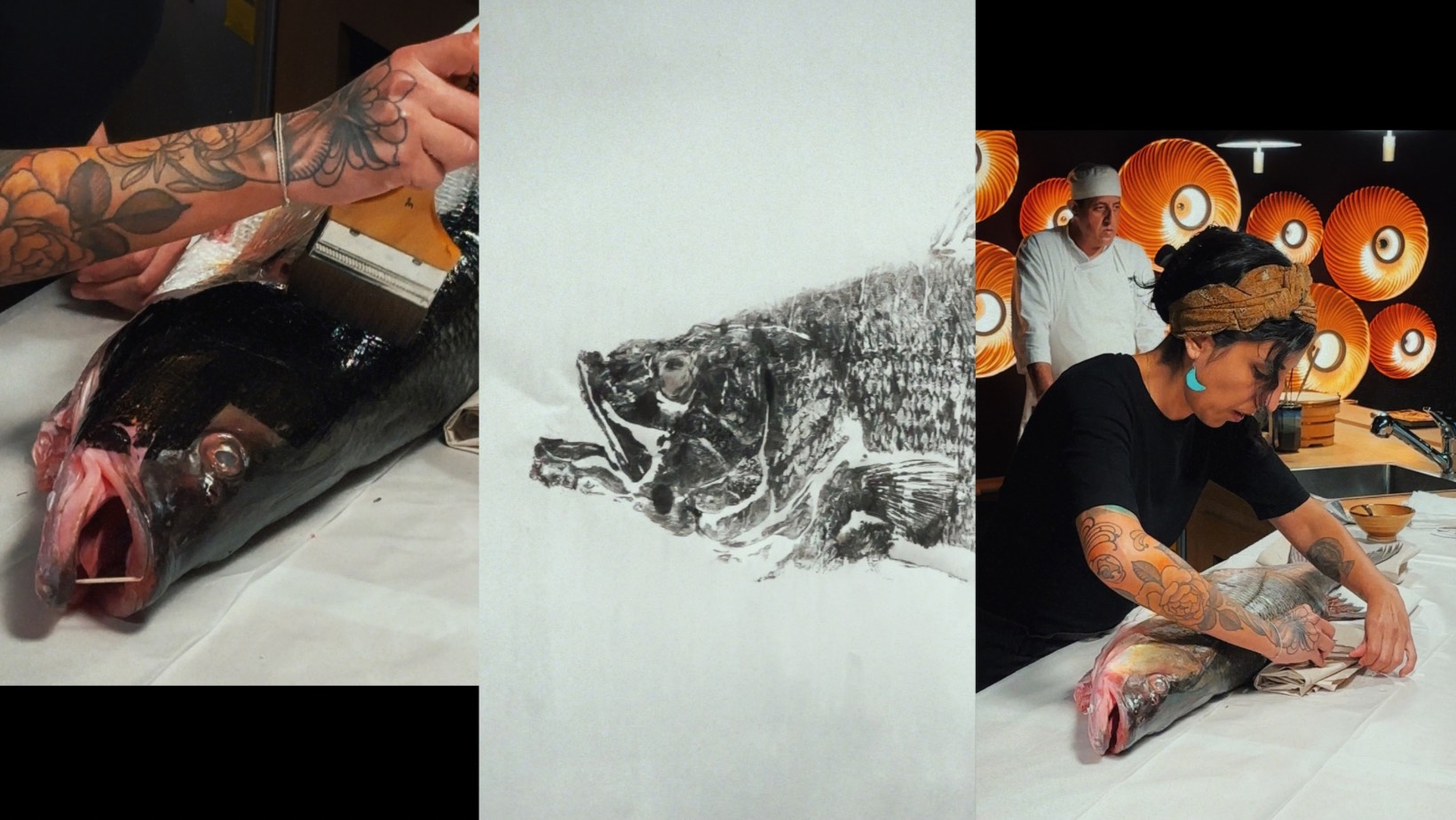 El arte del Gyotaku en Matsuba: tradición y alta cocina japonesa